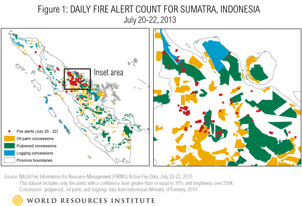 Fire Alerts Spike in Indonesia as Risk of Haze Crisis Returns | Forest ...