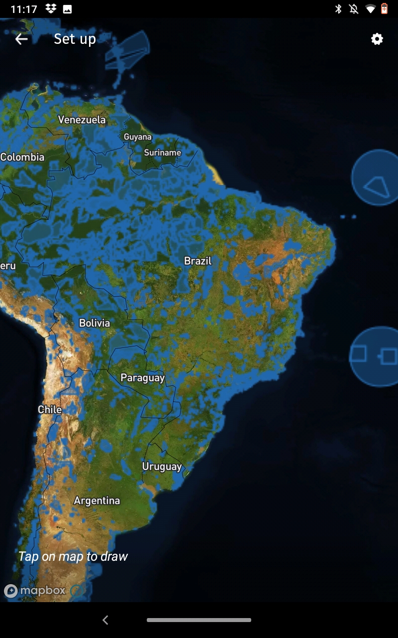 Tap the circle next to “Contextual Layers” to activate the layers you ...