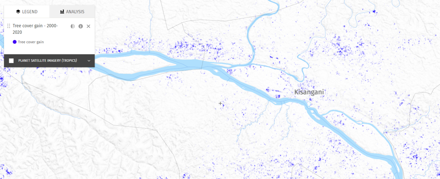 Exploring New Tree Cover Gain and Net Change Data | GFW