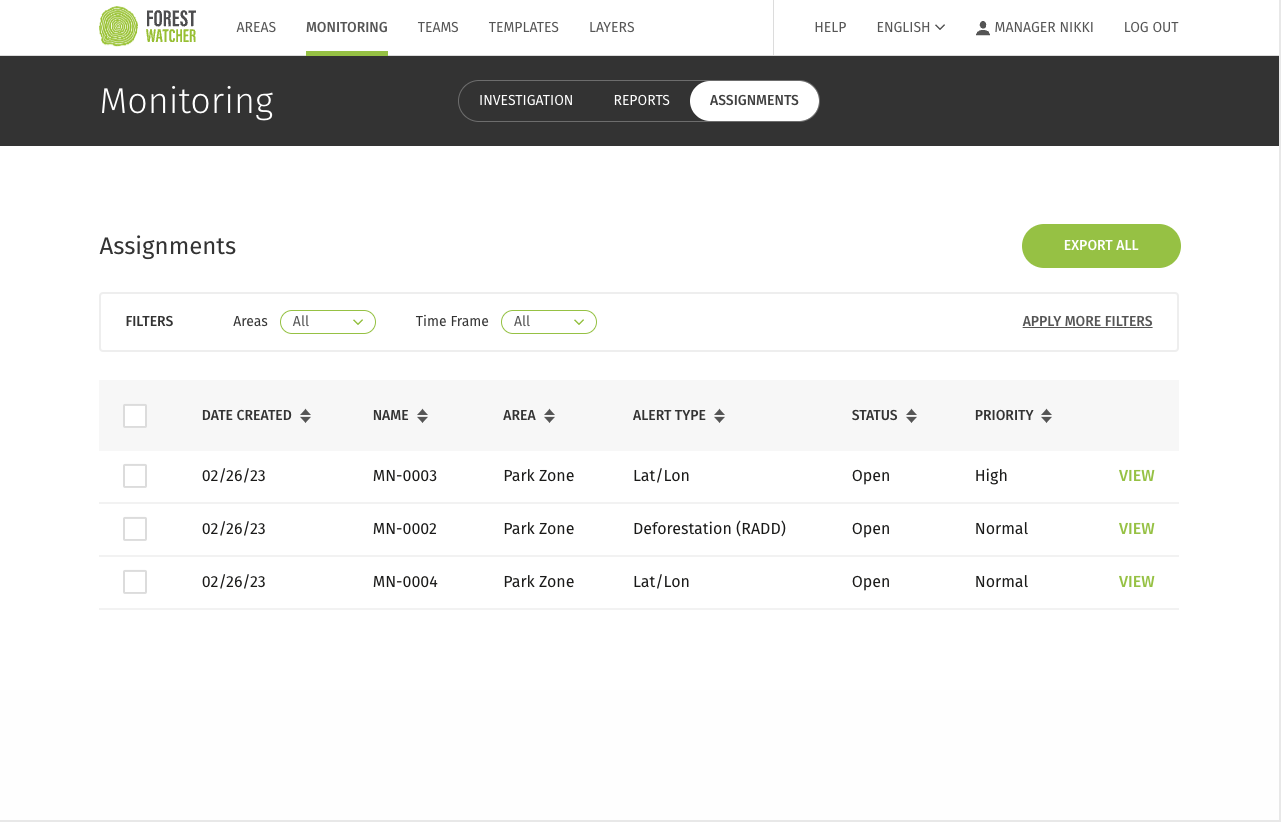 Edit or delete an existing assignment
