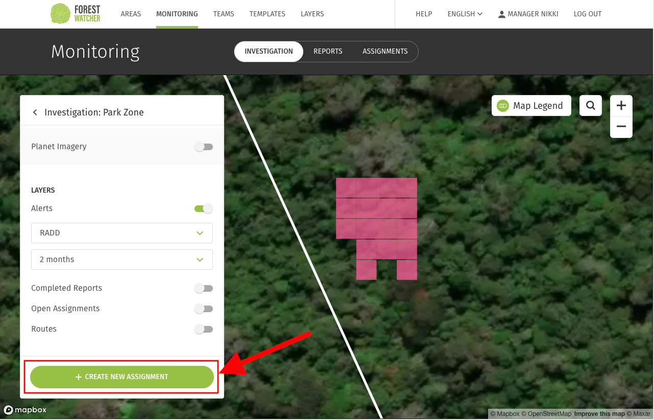 Create a new assignment