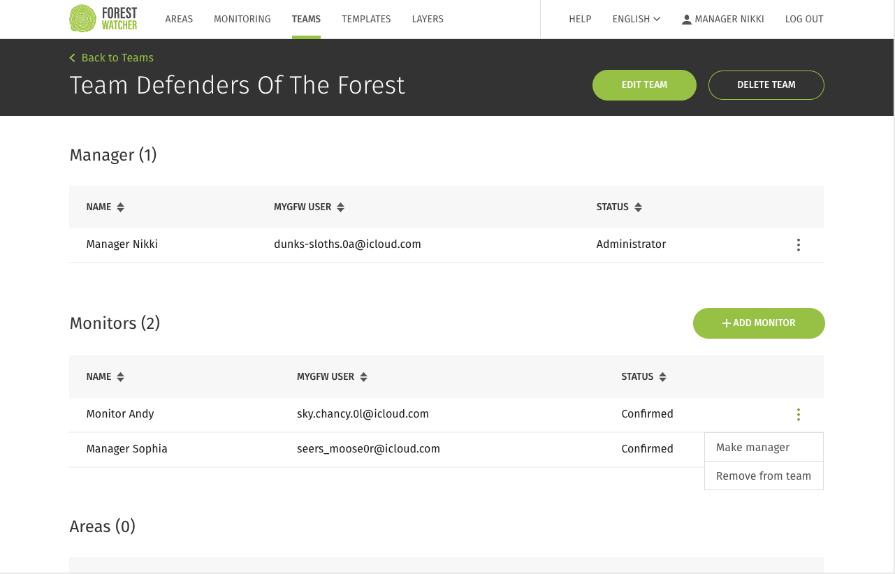4. In the confirmation screen that appears, click the button labeled ...
