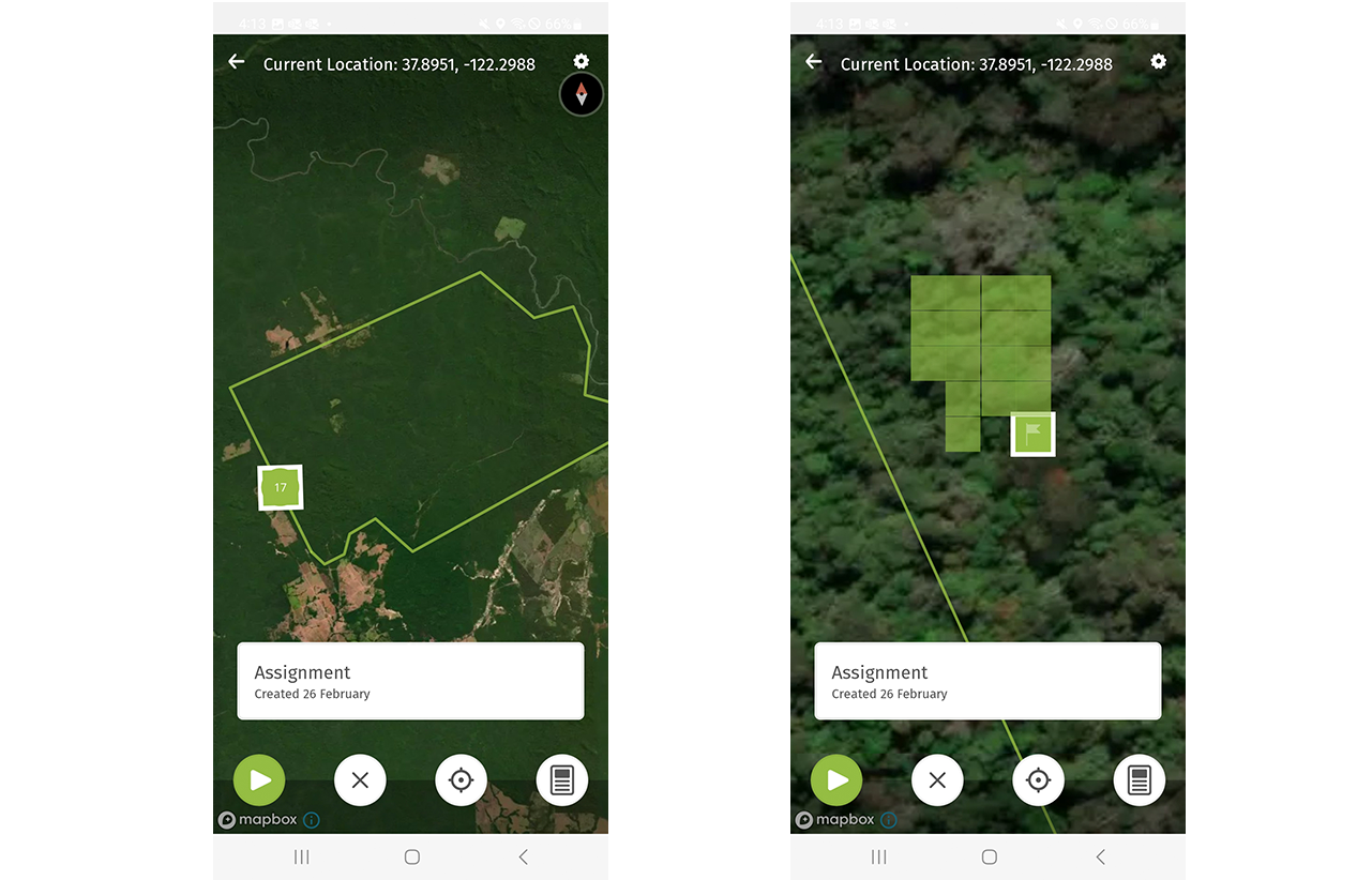 If offline, sync the completed assignment when connected