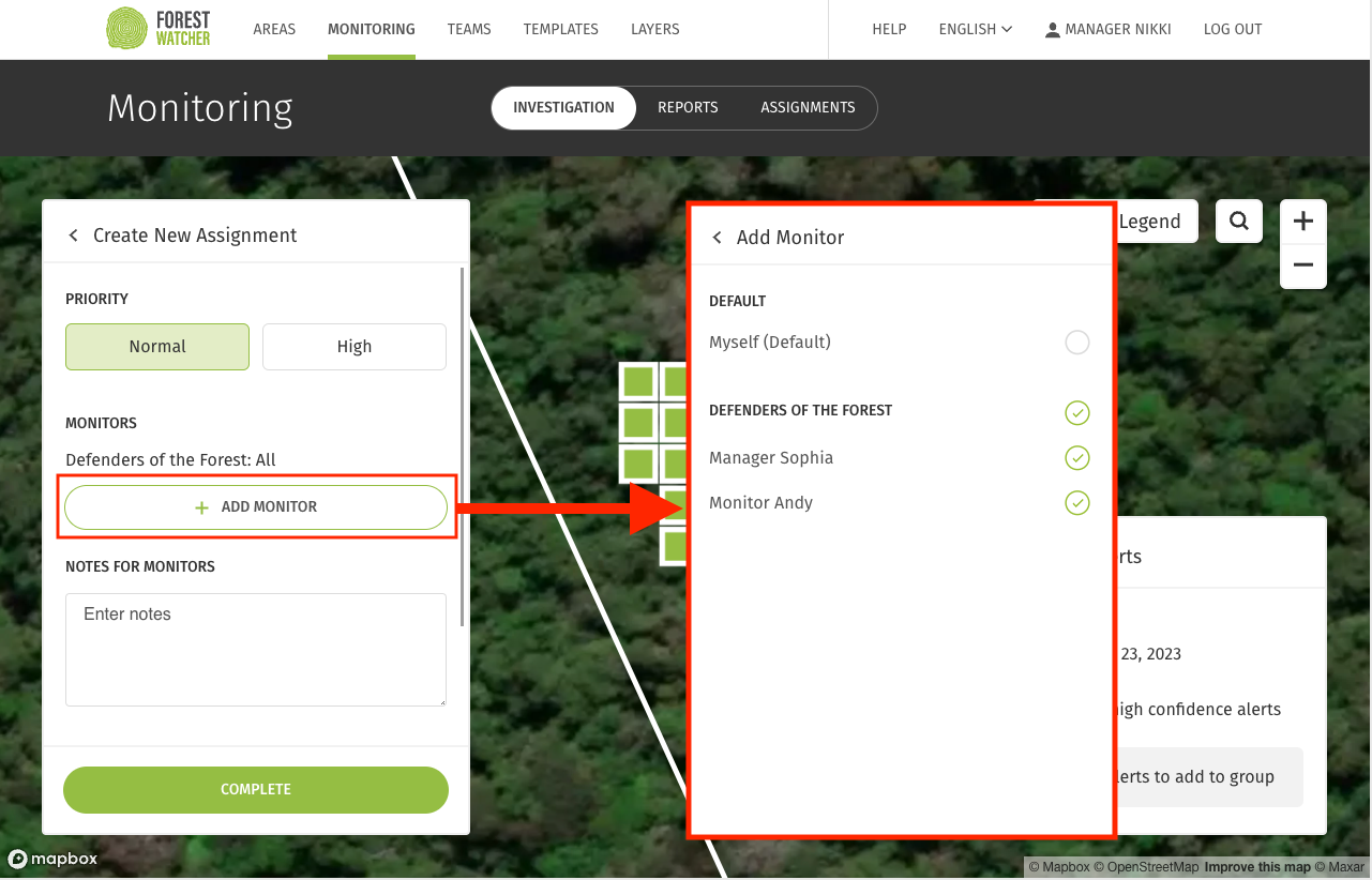 Add notes to the assignment