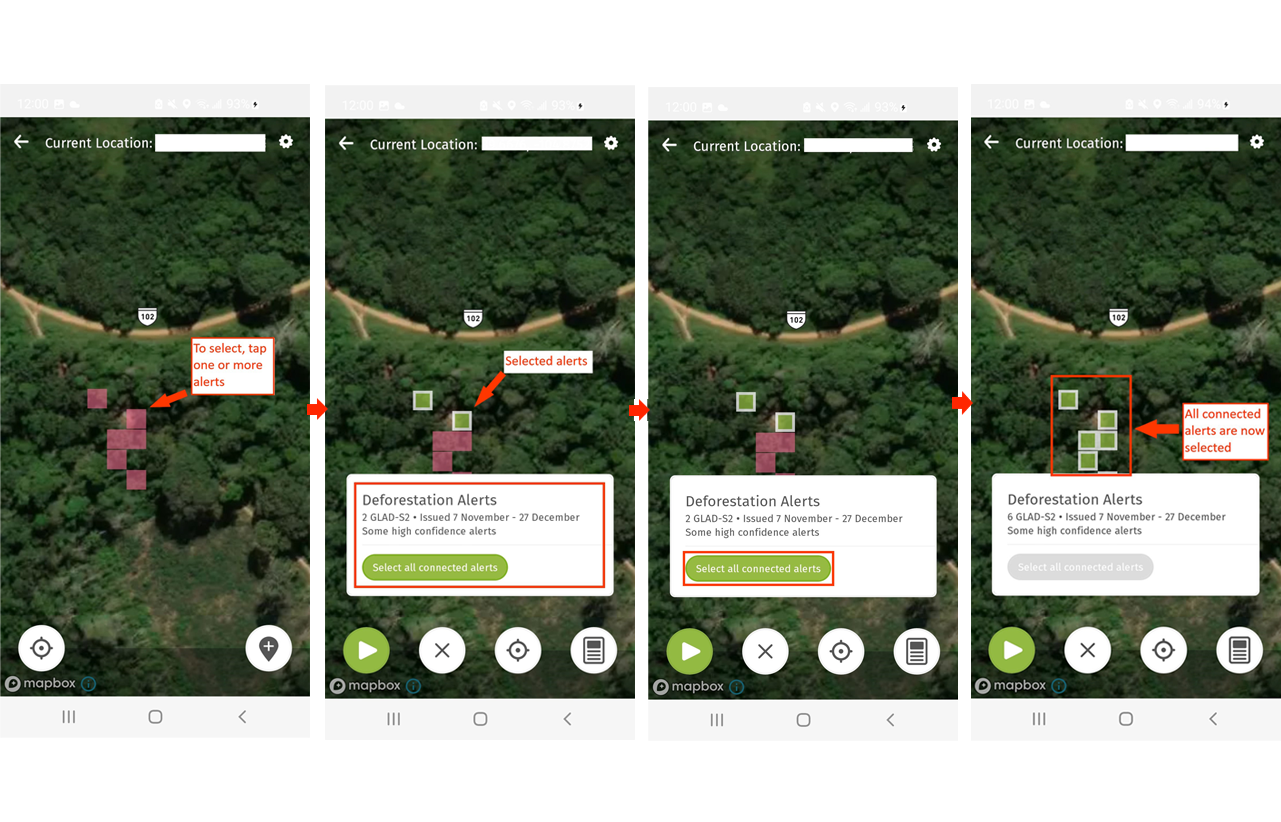 Select locations and see location details
